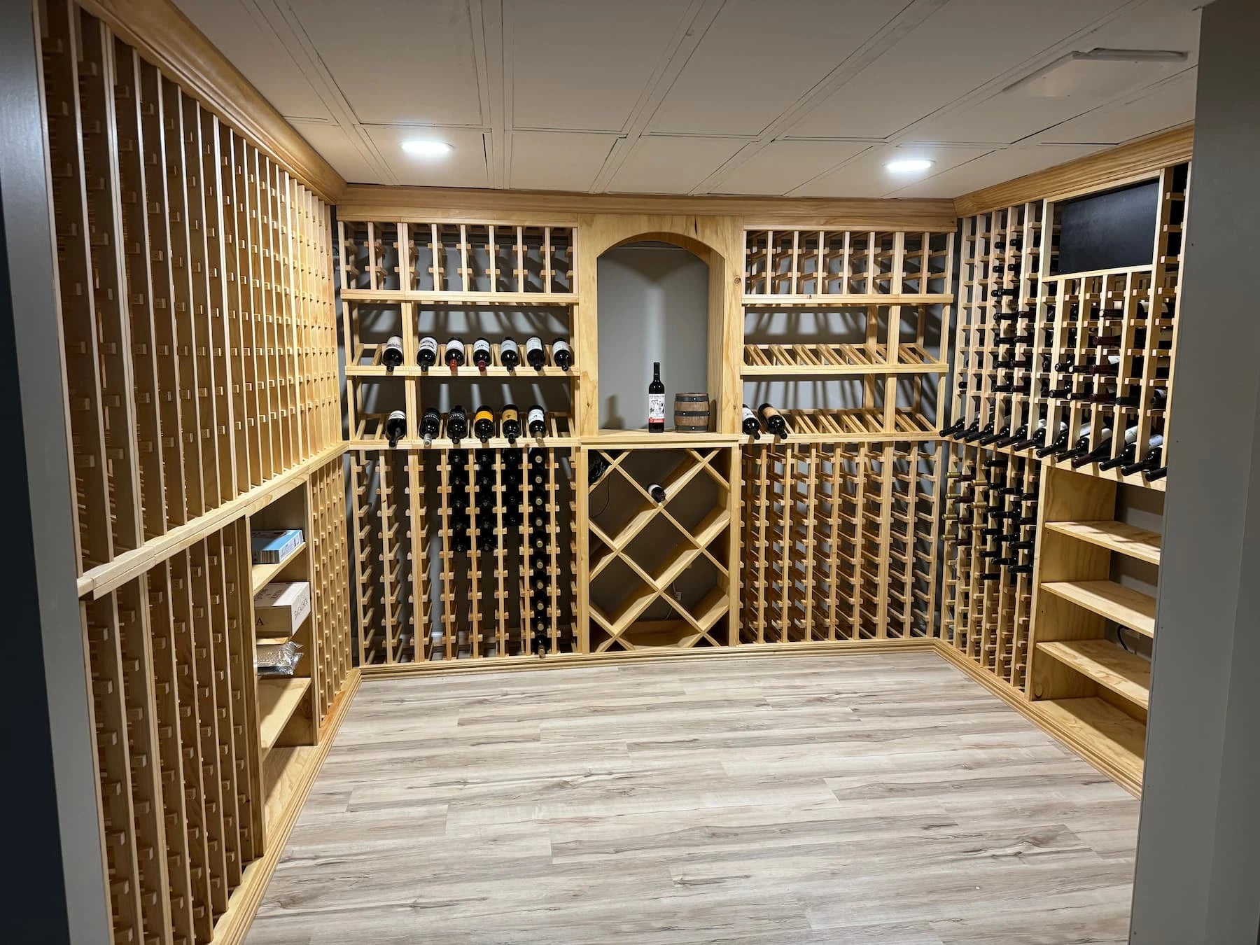 Pine Value Series Wine Rack Kits - Affordable Wine Racks