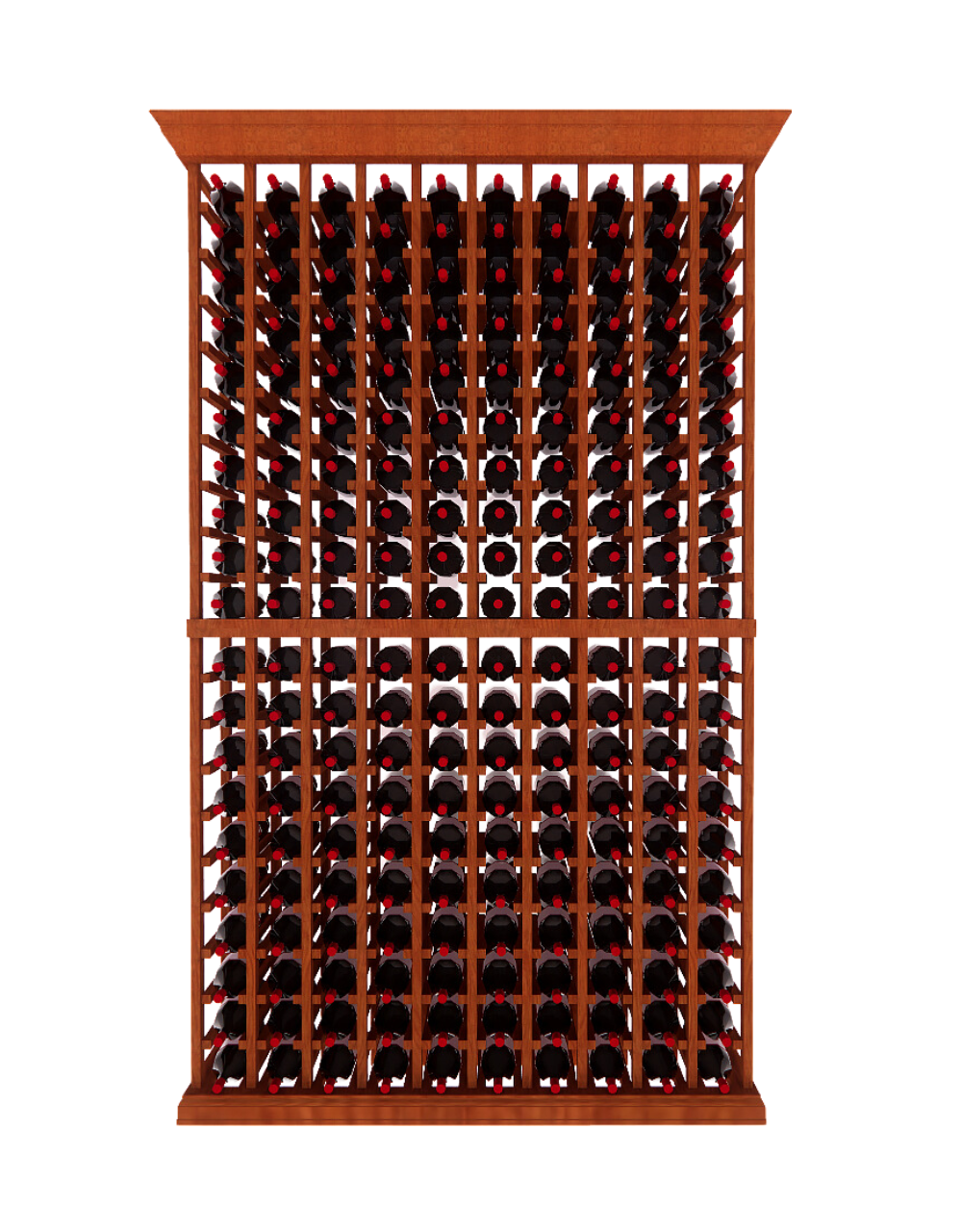 10 Column Wine Rack Kit - Holds 200 Bottles – Wine Racks