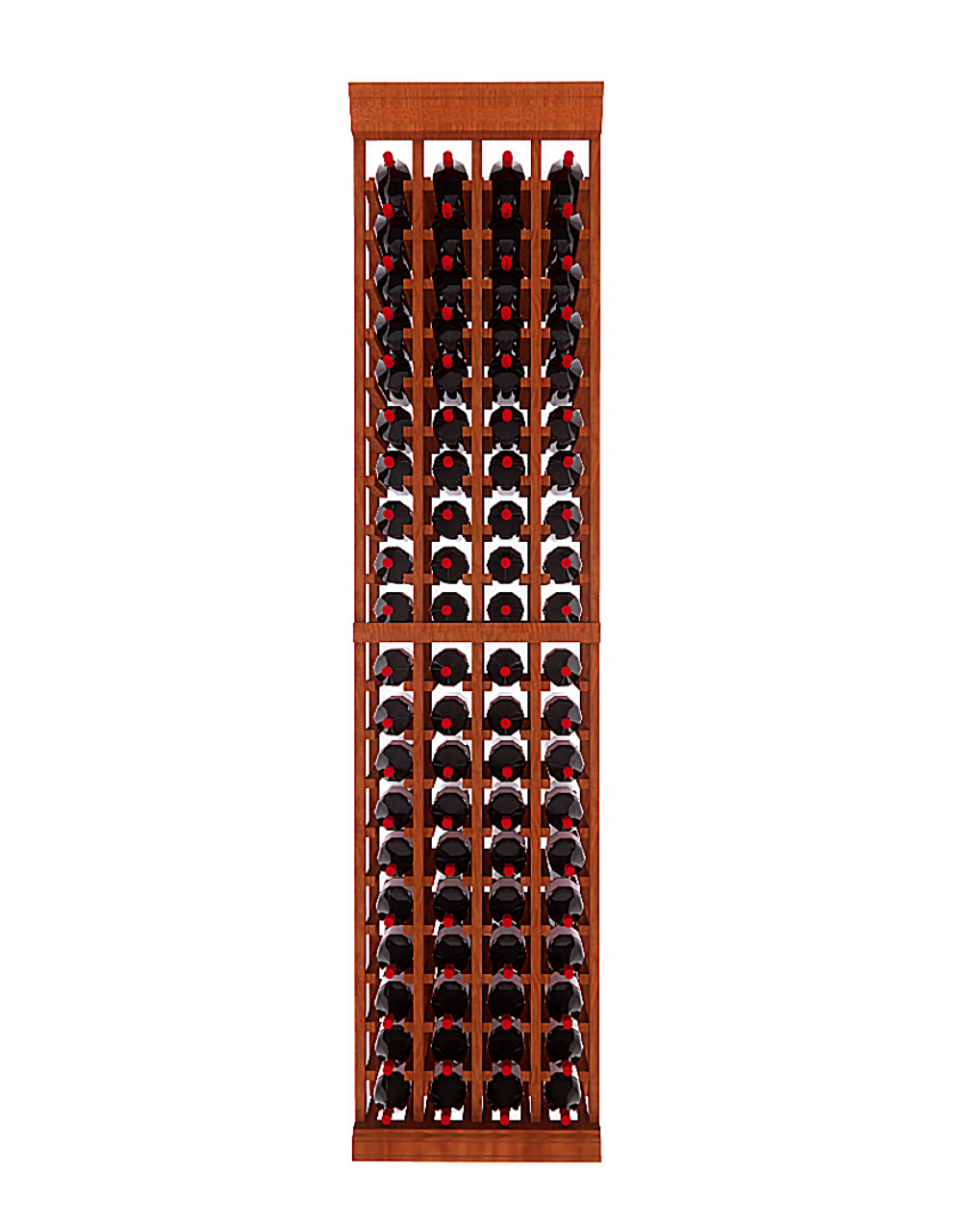 4 Column Wine Rack Kit - Holds 80 Bottles | WineRacks.com – Wine Racks