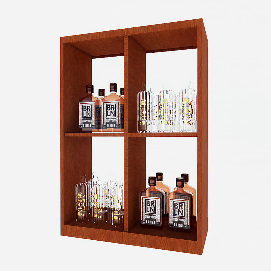 Artisan Hand-Blown Highball Cocktail Glass- Set of 2 – Wine Racks