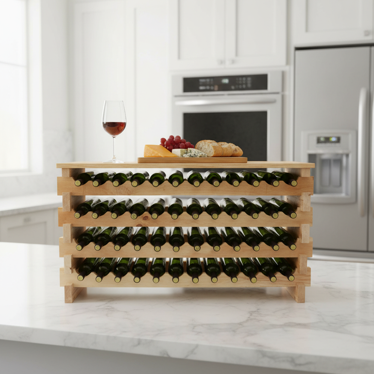 Stackable Wine Racks and Wood Shelves | WineRacks.com