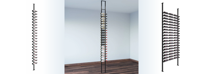 Floor to Ceiling Wine Rack Kits - Metal | WineRacks.com – Wine Racks