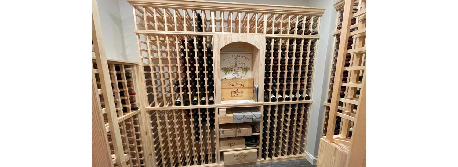 Pine Value Series Wine Rack Kits - Affordable Wine Racks