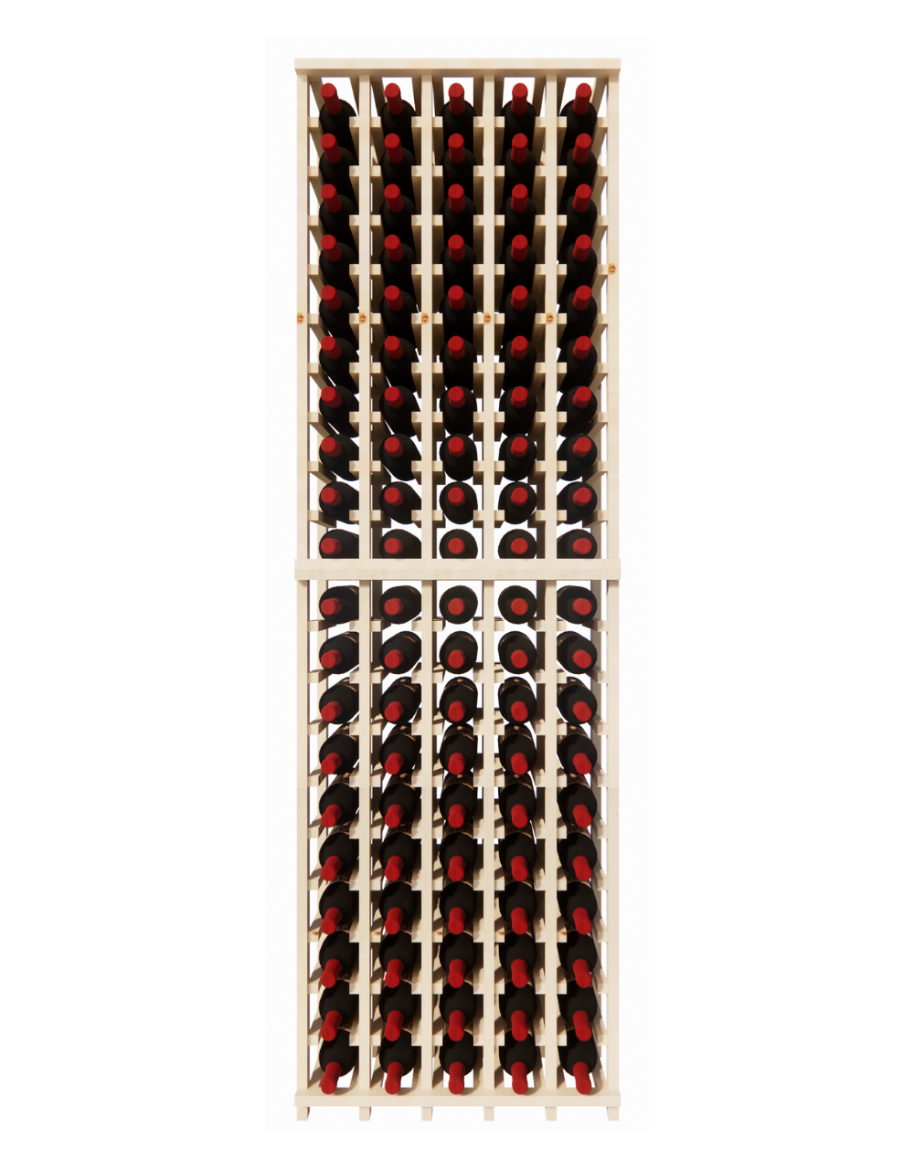 5 Column Pine Wine Rack Kit – Wine Racks