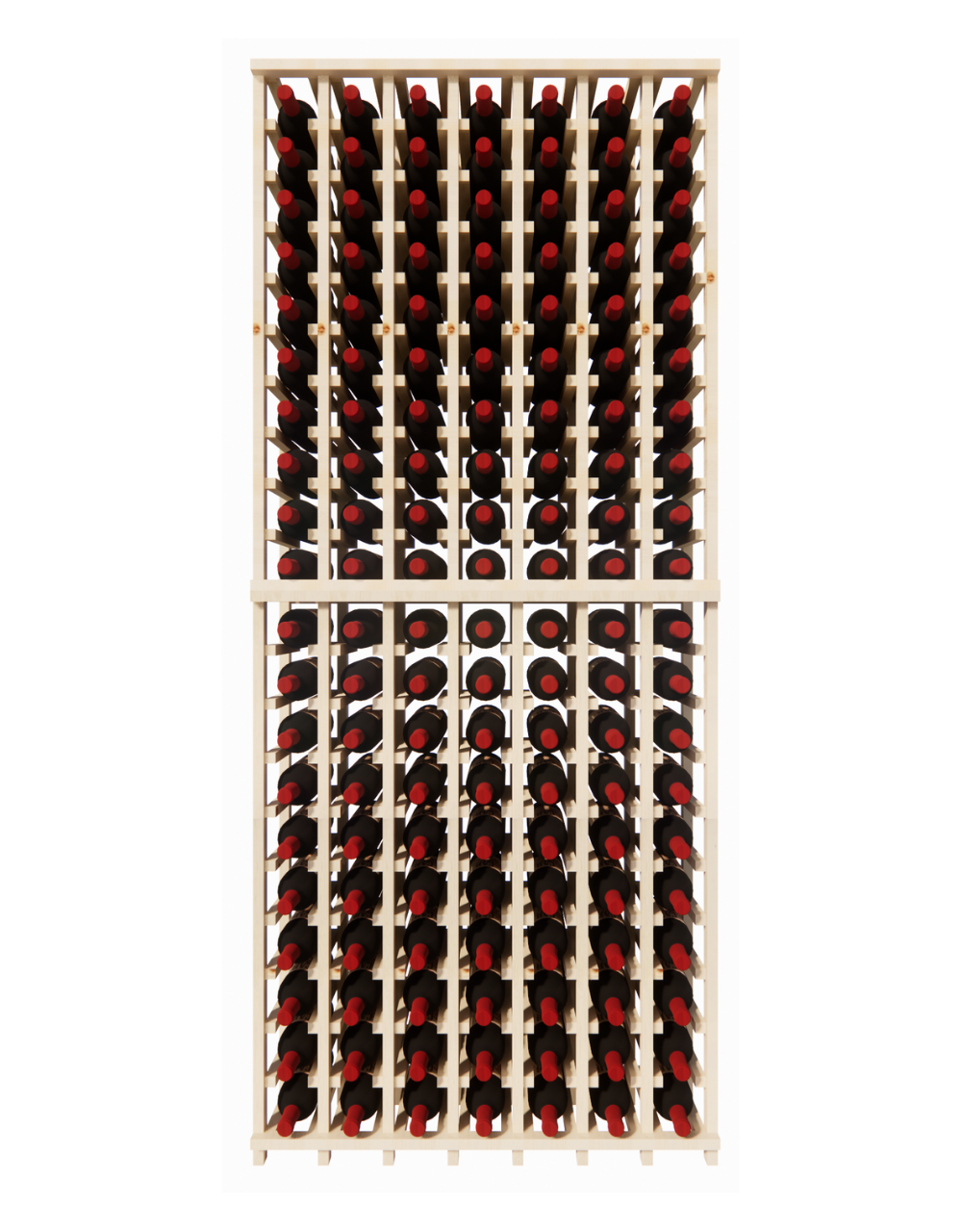 7 Column Pine Wine Rack Kit – Wine Racks