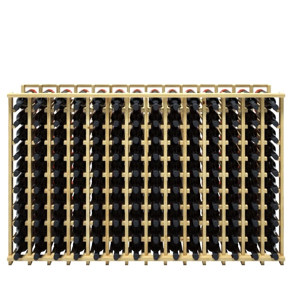 14 Column Pine Base Wine Rack – Wine Racks