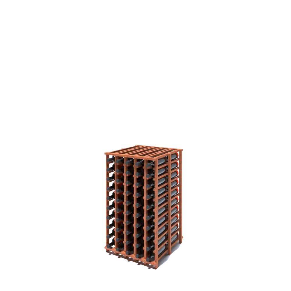 5 Column Double Depth Wine Base - Holds 100 Bottles | WineRacks.com ...