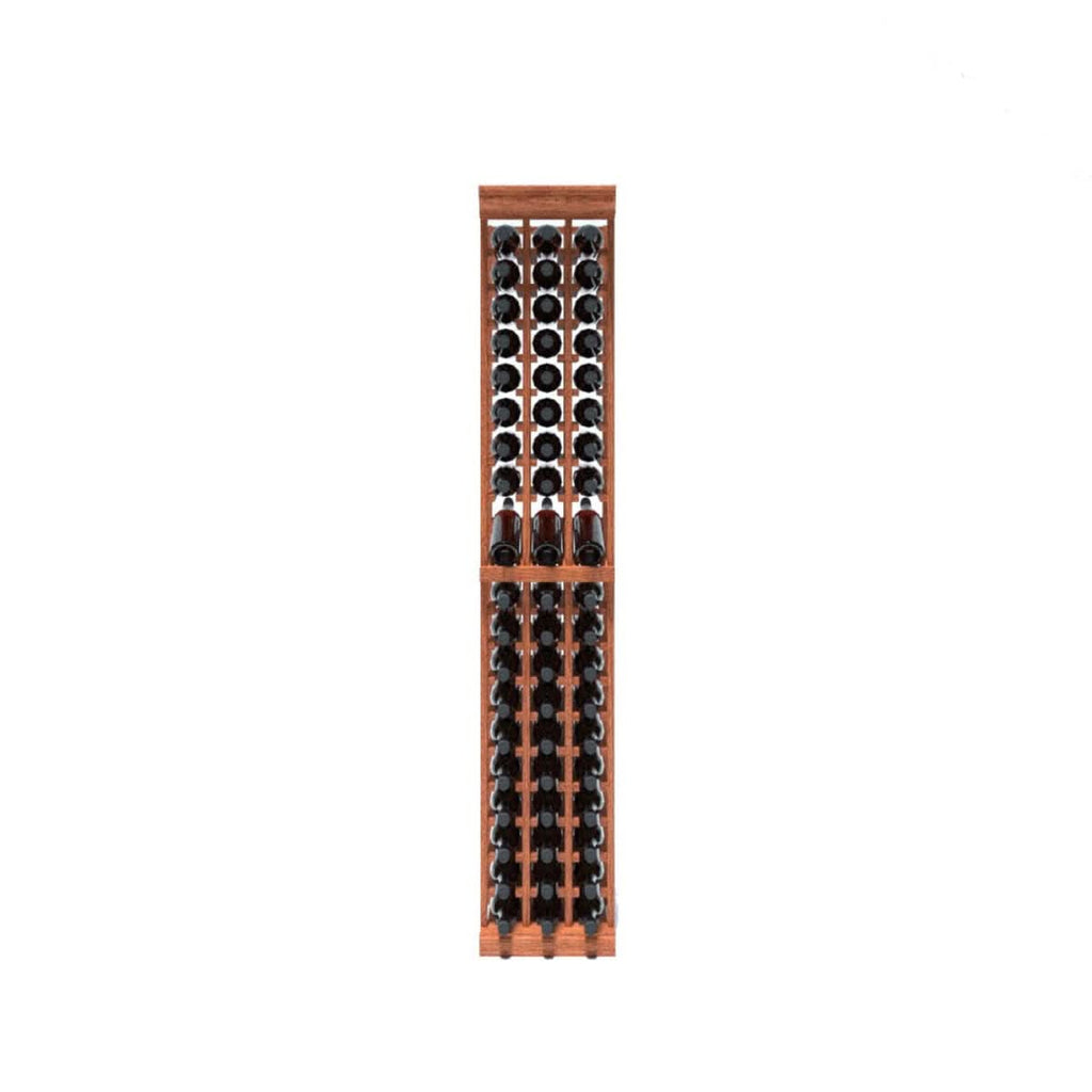3 Column Wood Wine Rack Kit - Holds 60 Bottles | WineRacks.com – Wine Racks