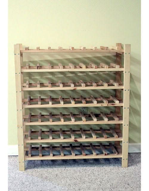 7 Shelf Wooden Stackable Wine Rack | WineRacks.com – Wine Racks