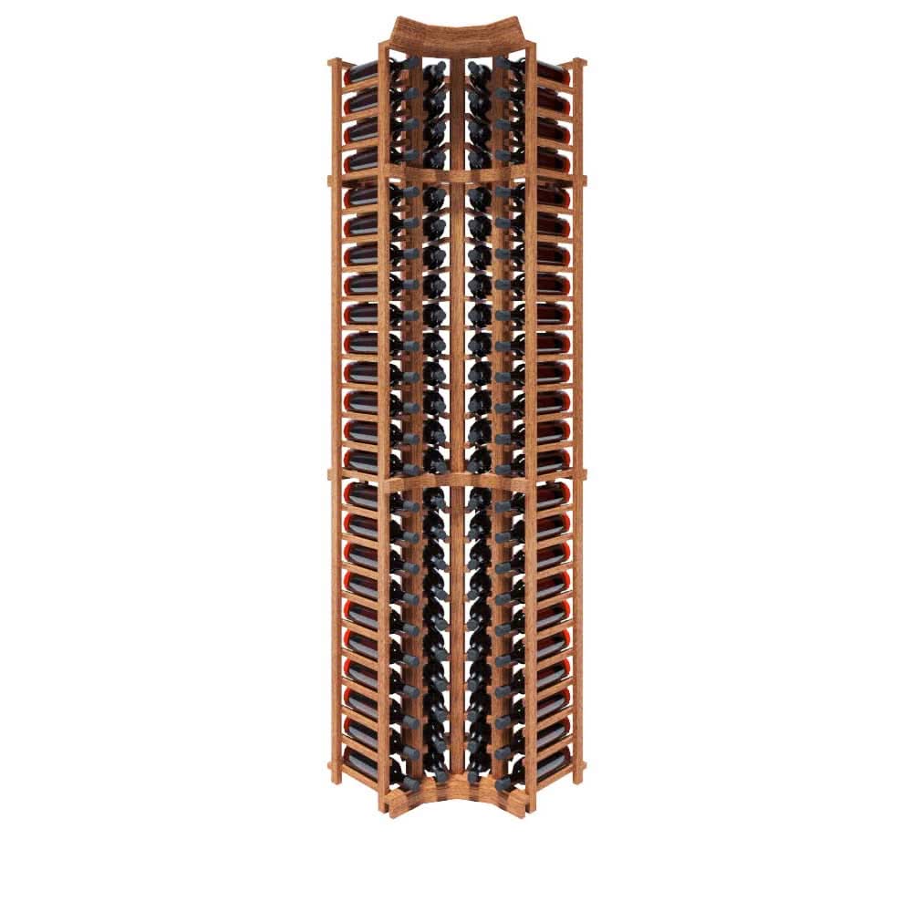 Curved Corner Wine Rack - Holds 96 Bottles | WineRacks.com – Wine Racks