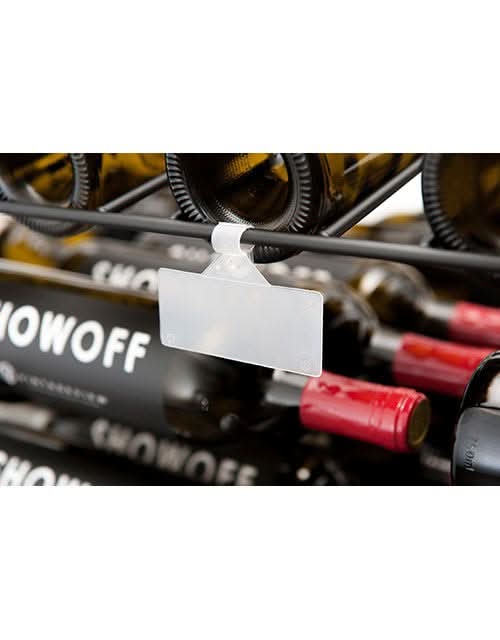 Fold Over Price Tag Holder – Wine Racks