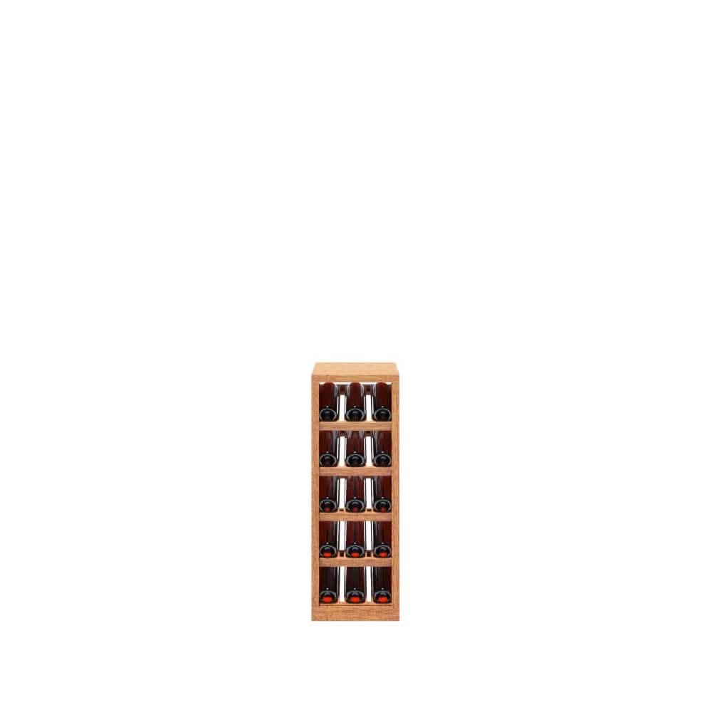 3 Column Base Stackable Wine Rack - Holds 15 Bottles | WineRacks.com ...