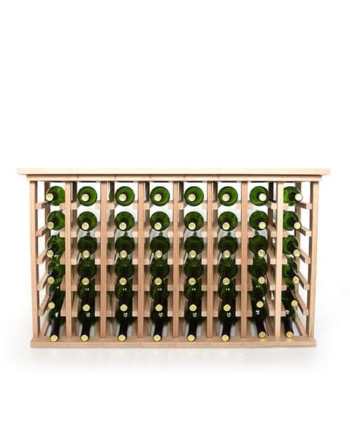 48 Bottle Wooden Wine Rack with Tabletop |WineRacks.com – Wine Racks